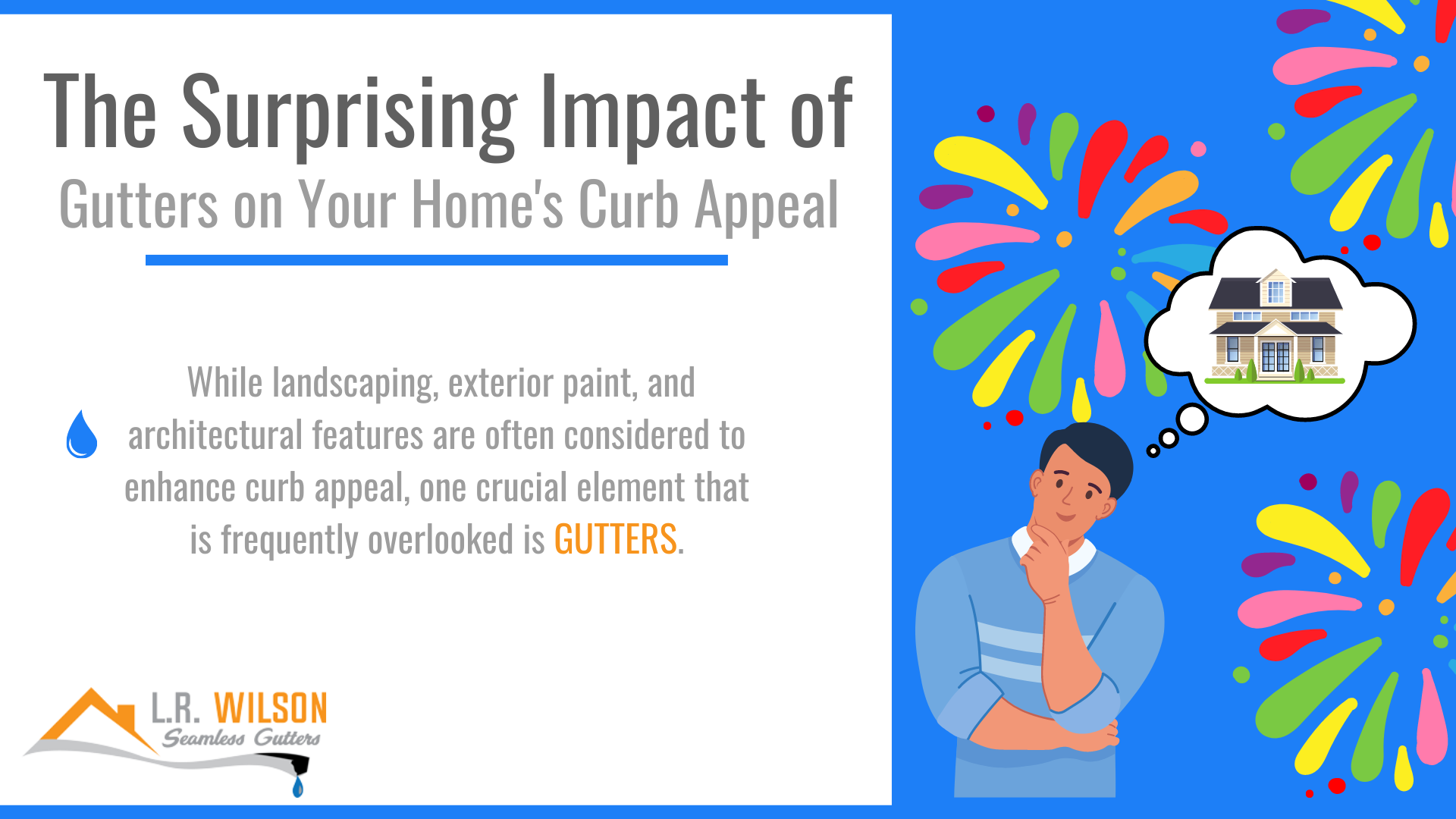 The Surprising Impact of Gutters on Your Home's Curb Appeal